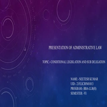 Legislation Its Types And Difference Between them With Case Laws.pptx