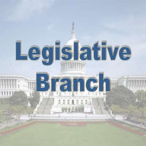 Legislative branch | PPT