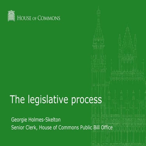 Primary legislation in the House of Commons | PPT