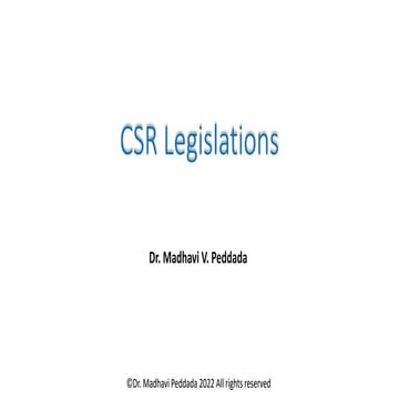 CSR Legislation .pptx