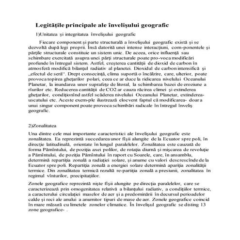 Mediul temperat oceanic 11 c | PDF