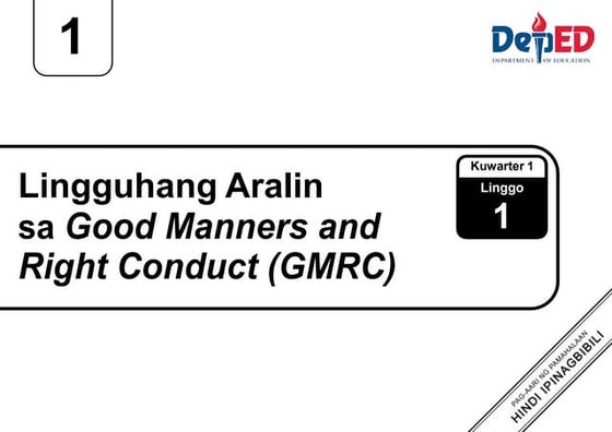 GMRC Quarter 1 Week 1 MATATAG Curriculum.docx