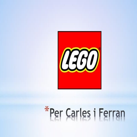 Dossier producto LEGO. Andrea Masó | PDF