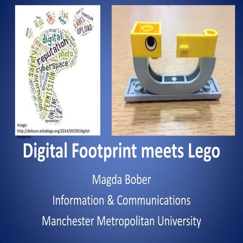 Digital footprint meets Lego | PPTX