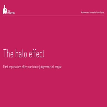 The halo effect | PDF