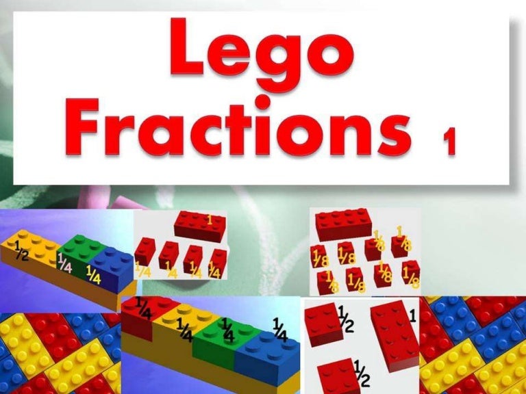 fractions kids with lego new book for fractions concept