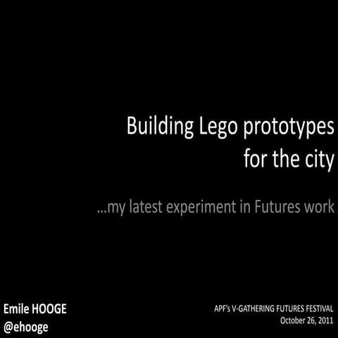 Building Lego prototypes for the city | PPTX | Model Toys | Hobbies ...