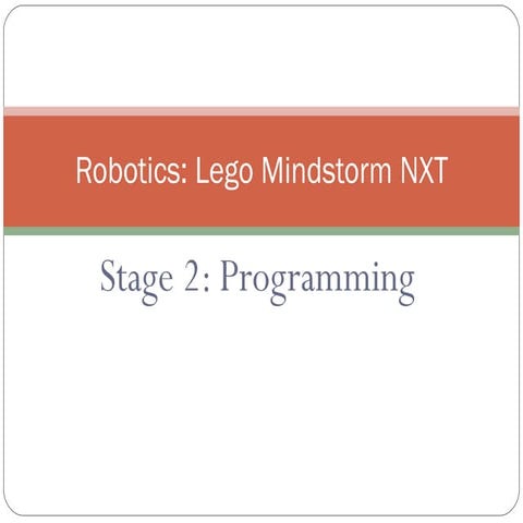 Lego Robotics(Programming) | PPT