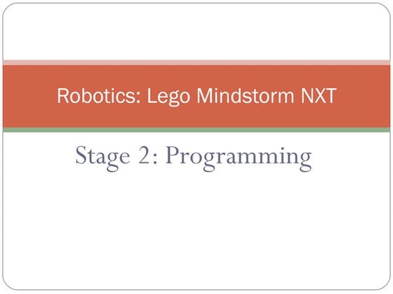 Nxt programming | PPT
