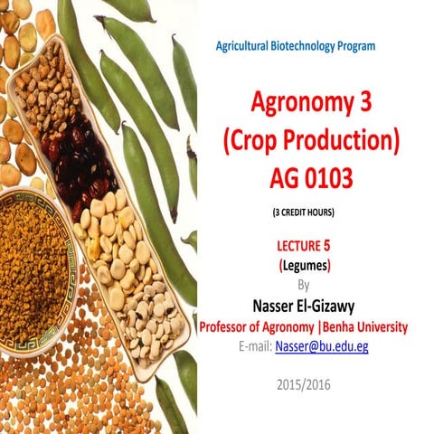 Legumes crops | PDF