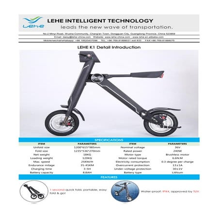 Lehe k1 detail introduction | PDF