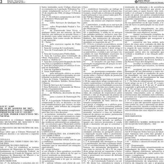 Lei 6685 2017 Maceio Rep Pdf