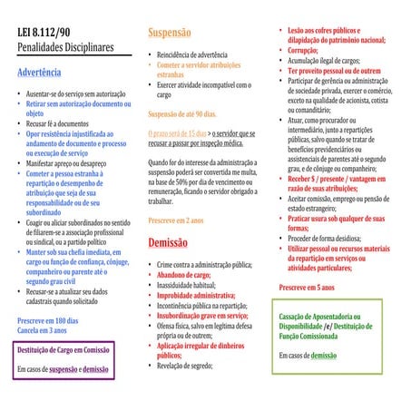 Resumo art. 37 a 41 cf | PDF