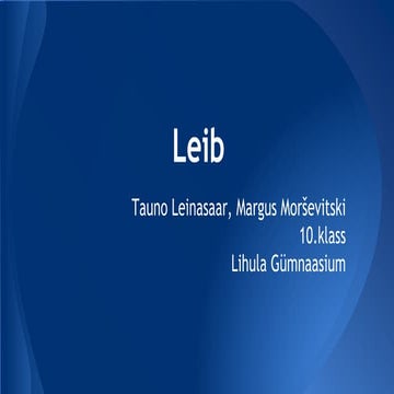 Leib (1) | PPT