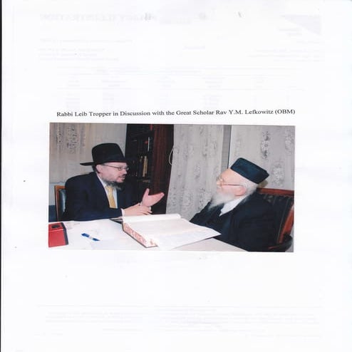 Leib Tropper Photos | PDF