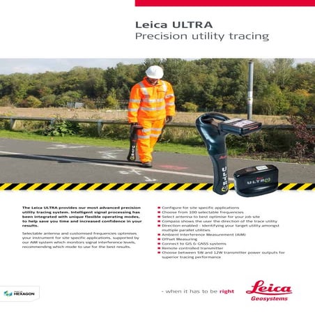 Jual Leica ULTRA DS Utility Tracing System | PDF