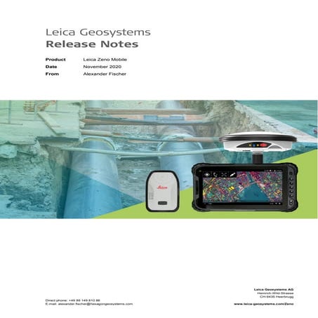 Leica zeno mobile rel 1120 en | PDF