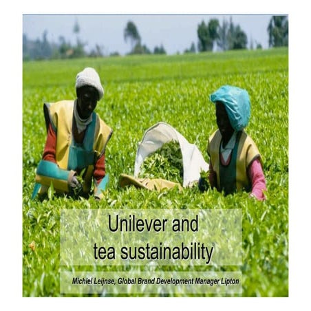 Unilever Tea Sustainability | PPT