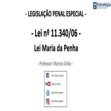 Lei maria da penha (11 | PPT