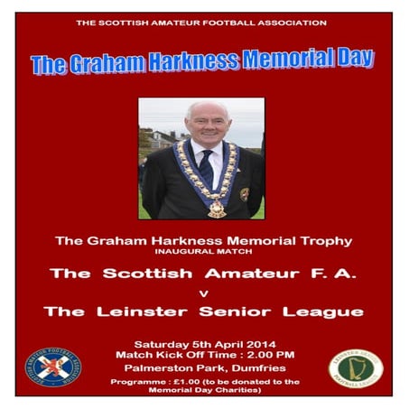 The Graham Harkness Memorial Trophy 2014 Match Programme | PDF