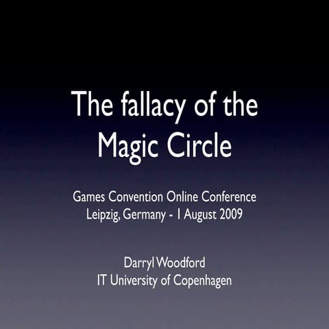 The Fallacy of the Magic Circle | KEY | Casino and Gambling Video Games ...