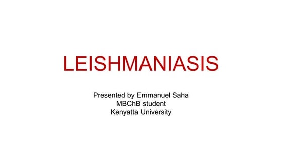 The Leishmania | PPT