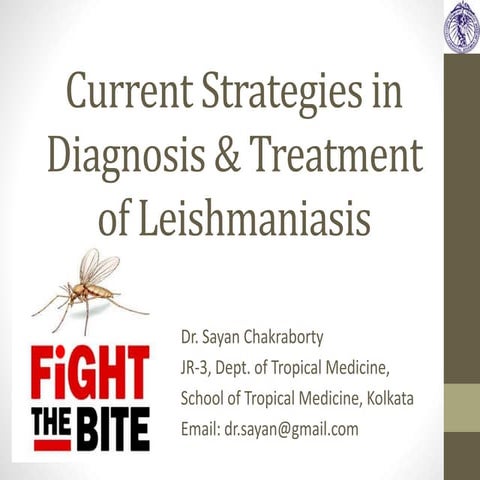 Current Strategies in Diagnosis & Treatment of Leishmaniasis | PPTX