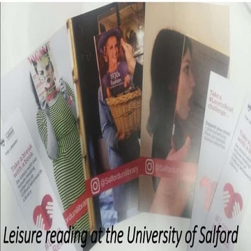 Leisure reading at the University of Salford | PPTX | Education