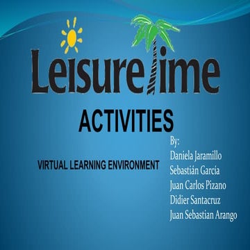 Leisure time activities presentation | PPTX