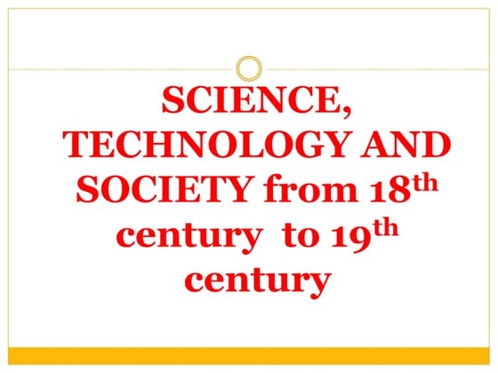 SCIENCE DEVELOPMENTS DURING 18TH AND 19TH CENTURY | DOCX | Physics ...