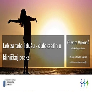 Lek za telo i dušu- Duloksetin u kliničkoj praksi.pptx