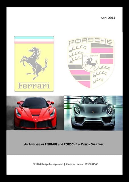 Ferrari Strategy Analysis | PPT