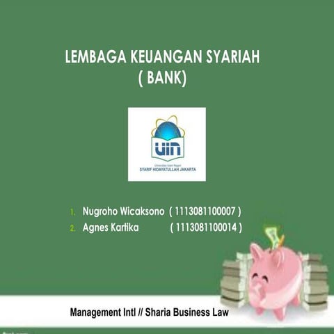 Lembaga Keuangan Syariah | PPT