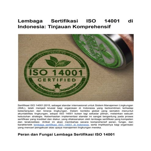 Lembaga Sertifikasi ISO 14001 di Indonesia_ Tinjauan Komprehensif.pdf