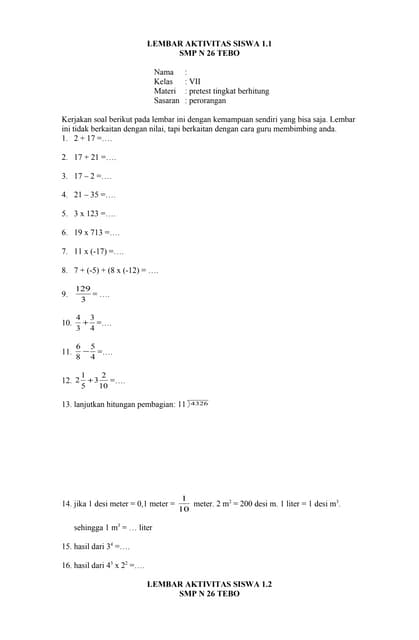 Kunci tugassmp stcarolus | PDF