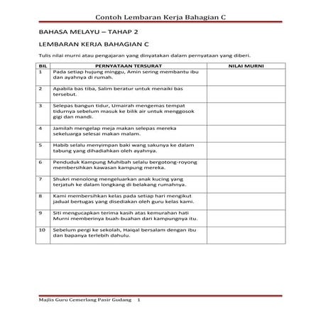 bahagian c upsr | DOC