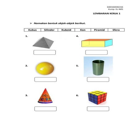Lembaran kerja 1 | DOCX