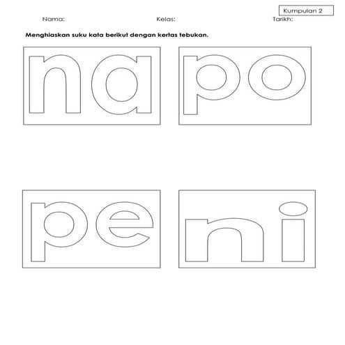 Lembaran kerja 2 | DOCX