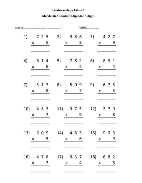 Latihan darab tahun 4 | DOCX