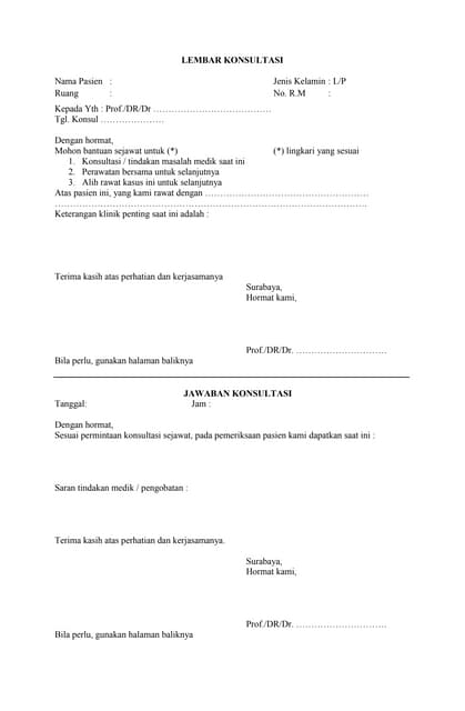 Lembar discharge planning | DOCX