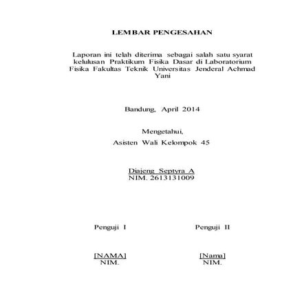 Lembar pengesahan | DOCX