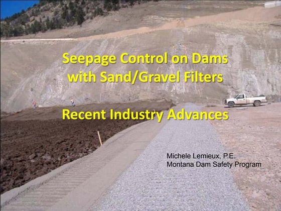Seepage through earthen made dams | PDF