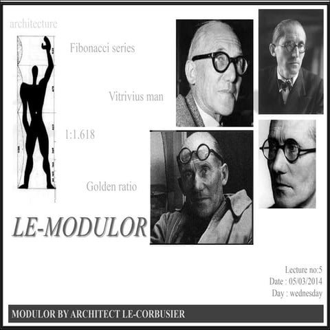 Le modulor final | PPT