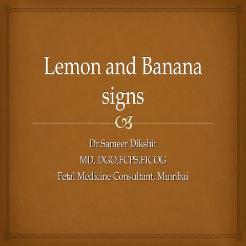 Lemon and Banana signs | PPT