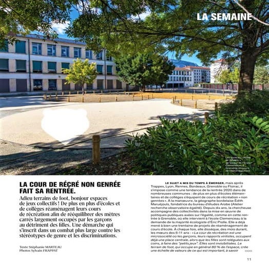 Ecole - Cour de recreation non genree | PDF