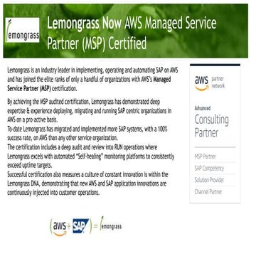 Lemongrass msp competency | PPTX