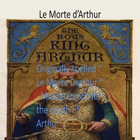 Le morte d’arthur | PPTX