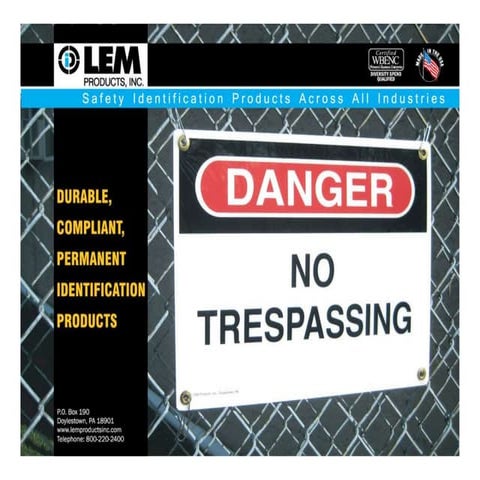 LEM Products, Inc Water Utility Identification | PPT