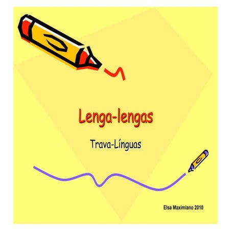 Lenga lengas e trava linguas | PDF
