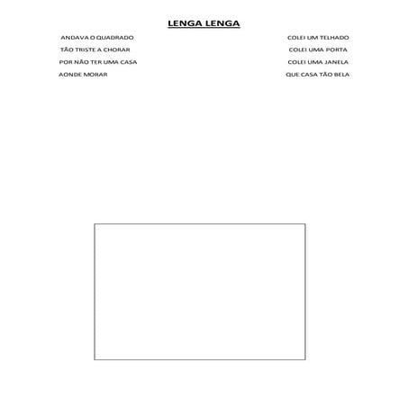 Lenga lenga quadrado | DOCX